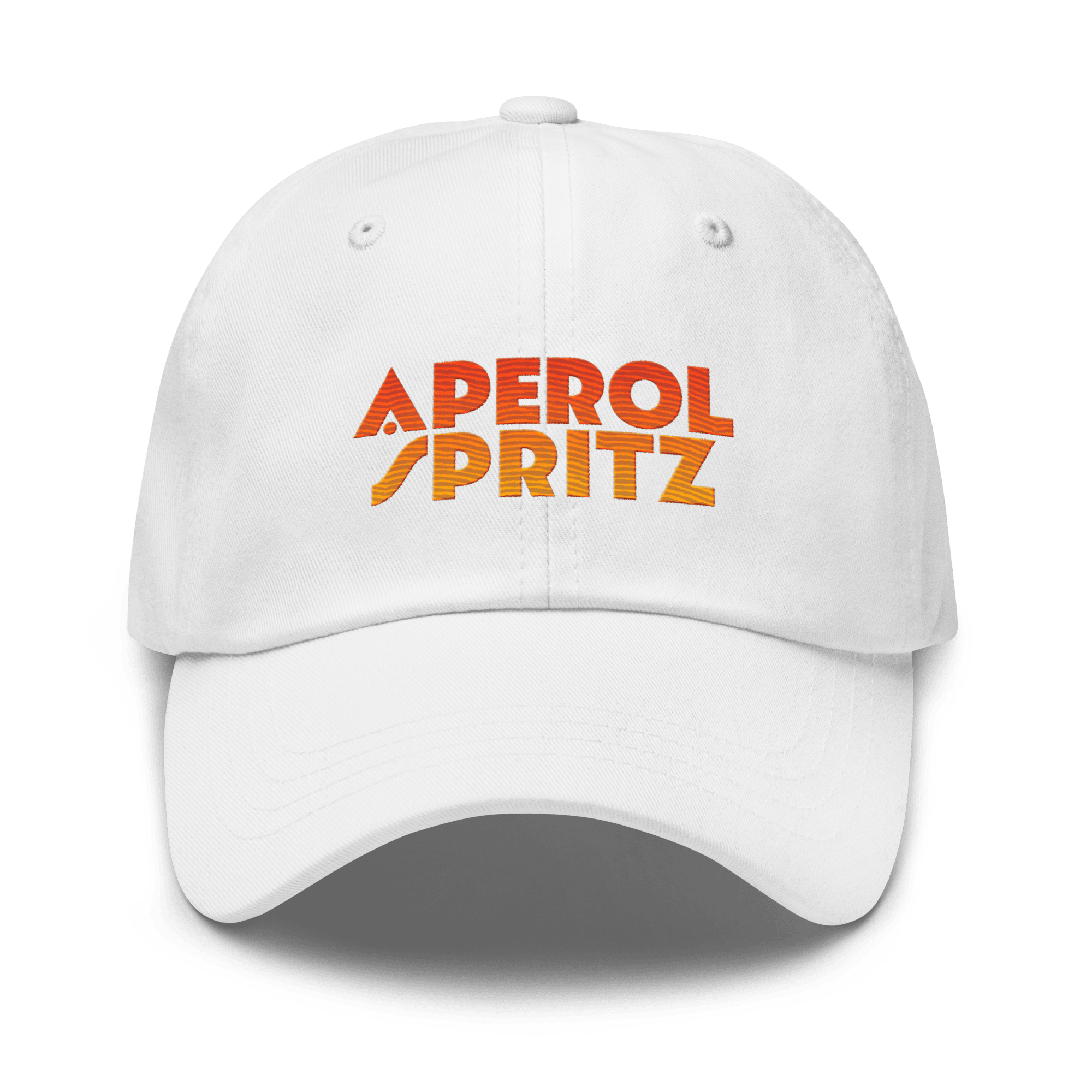Aperol Spritz Embroidered Hat - Pink Robin